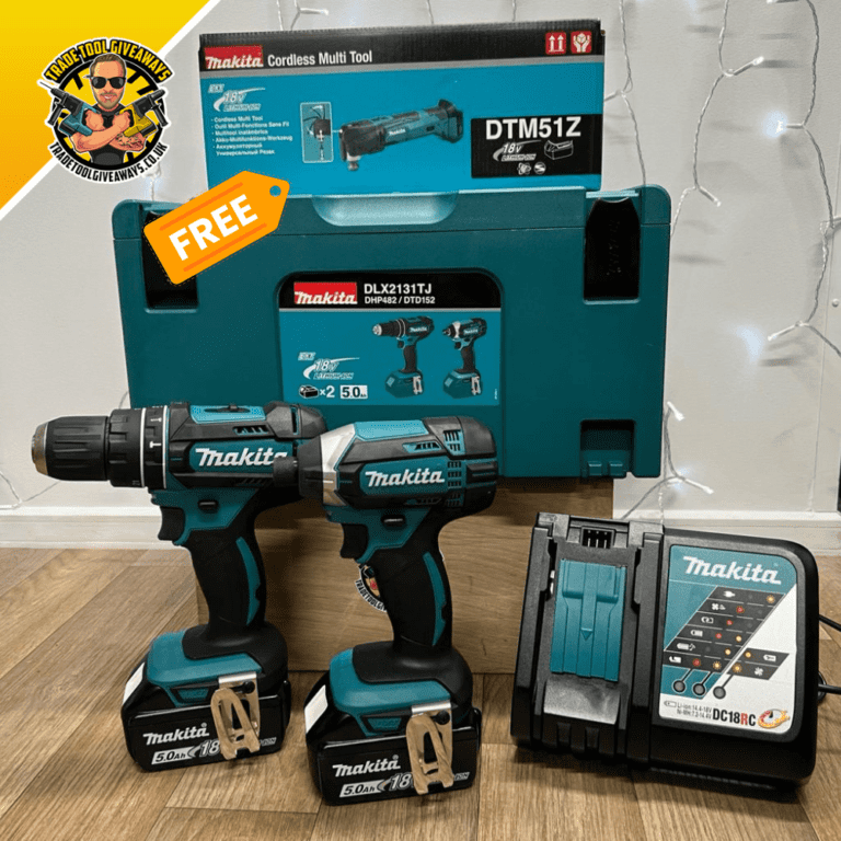 Makita 18v 2pc Kit + FREE Multi Tool - Power Tool Competitions - Win ...