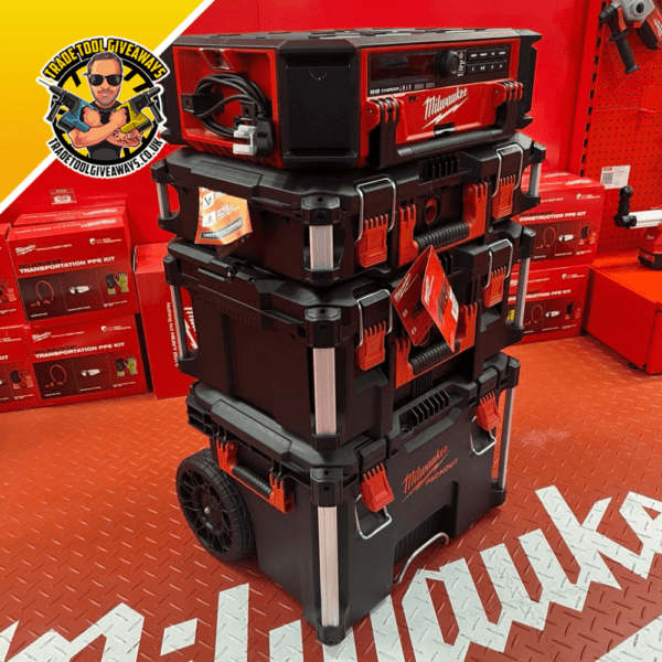 Milwaukee PACKOUT Storage & Radio - Power Tool Competitions - Win Vans & Power Tools