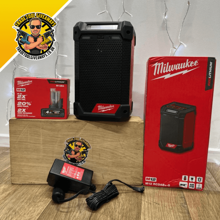 Milwaukee M12 RC DAB+ Radio Charger & Battery - Power Tool Competitions ...