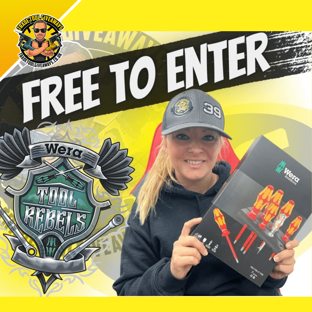 FREE – Wera VDE 7pc Screwdriver Set - Power Tool Competitions - Win Vans & Power Tools