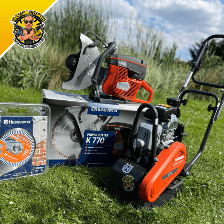 Husqvarna Petrol Compactor & 14″ Disc Cutter - Power Tool Competitions ...