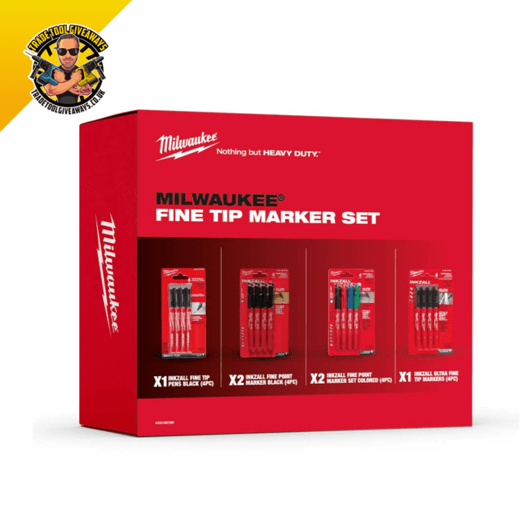 Milwaukee Fine Tip Marker Set - Power Tool Competitions - Win Vans ...
