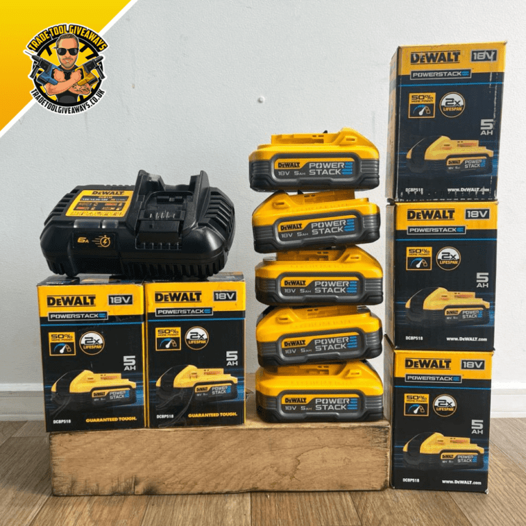 Dewalt Powerstack Battery & Charger Bundle - Power Tool Competitions ...