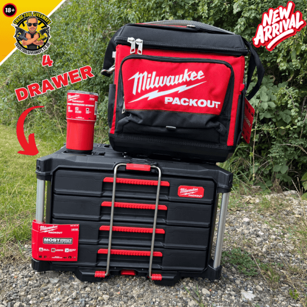 Milwaukee PACKOUT 4 Drawer Tool Box Bundle - Power Tool Competitions - Win Vans & Power Tools