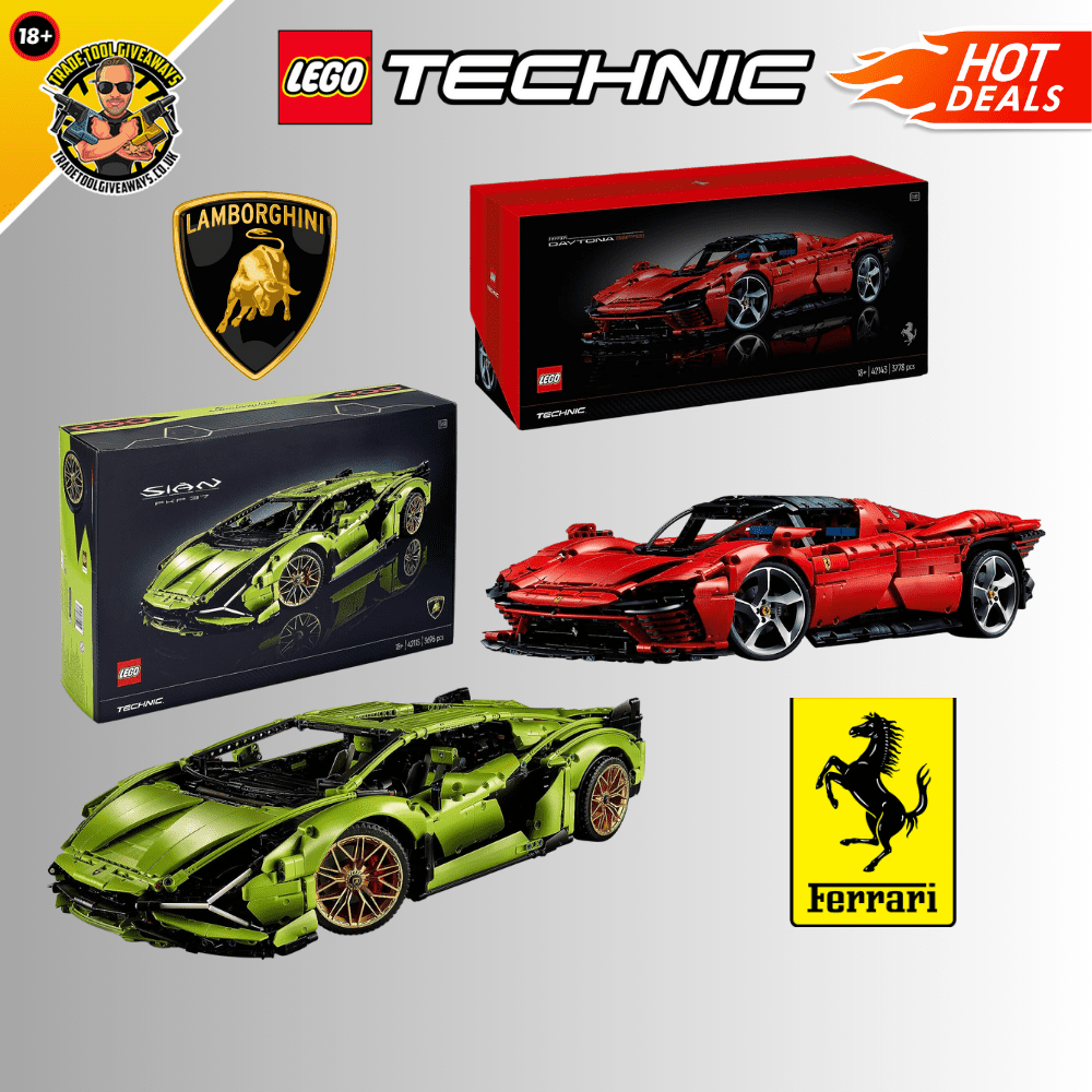 LEGO – Ferrari Or Lamborghini Model Set - Power Tool Competitions - Win ...