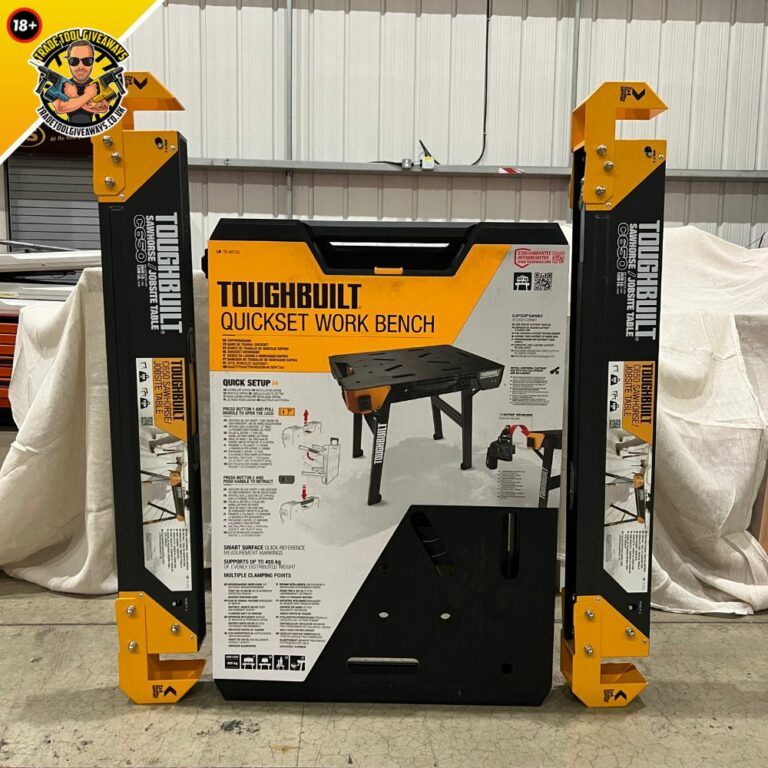 ToughBuilt QuickSet Work Bench & Saw Horses - 2 Pack - Power Tool ...