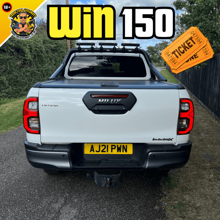 Win 150 Tickets – 2021 Toyota Hilux Competition - Power Tool ...