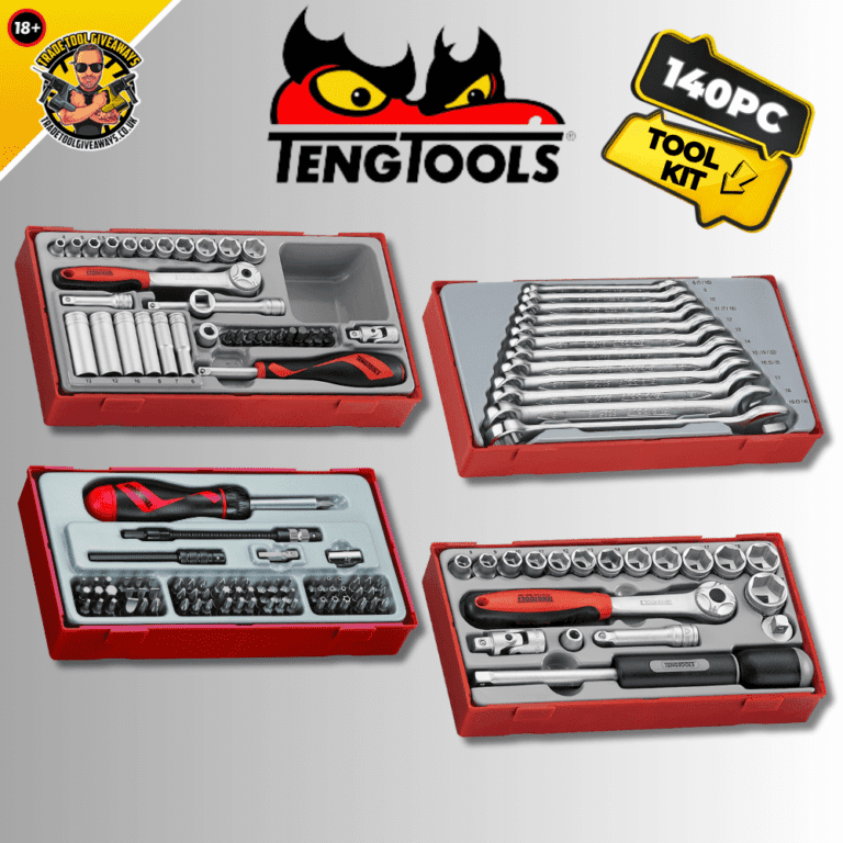 Teng 140pc Tool Kit - Power Tool Competitions - Win Vans & Power Tools