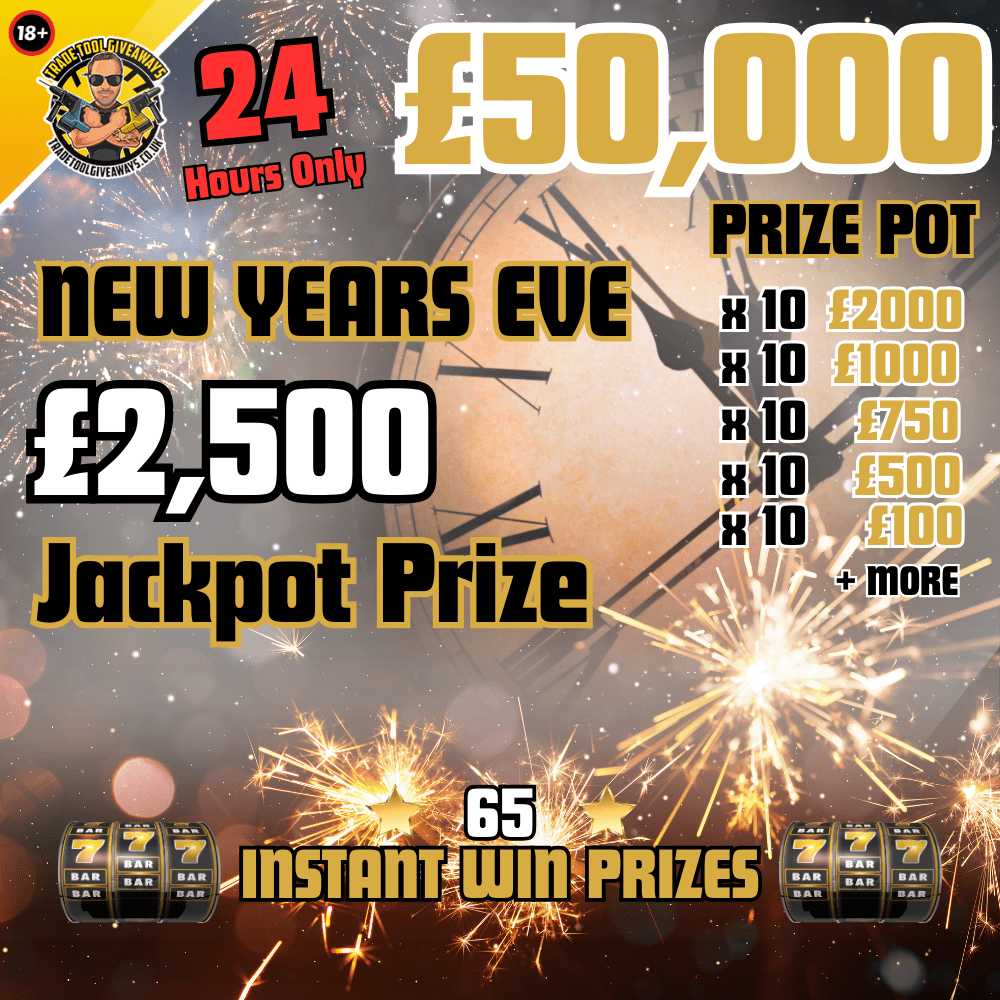 Near Years Eve Cash Rush - £2,500 Main Prize & 65 x Instant Wins ...