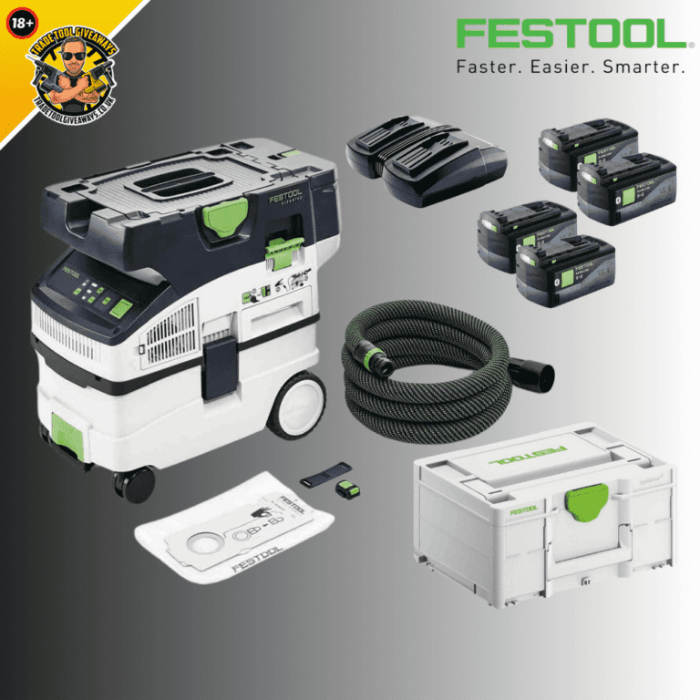 Festool 36v (Twin 18v) M-Class Dust Extractor - Power Tool Competitions ...