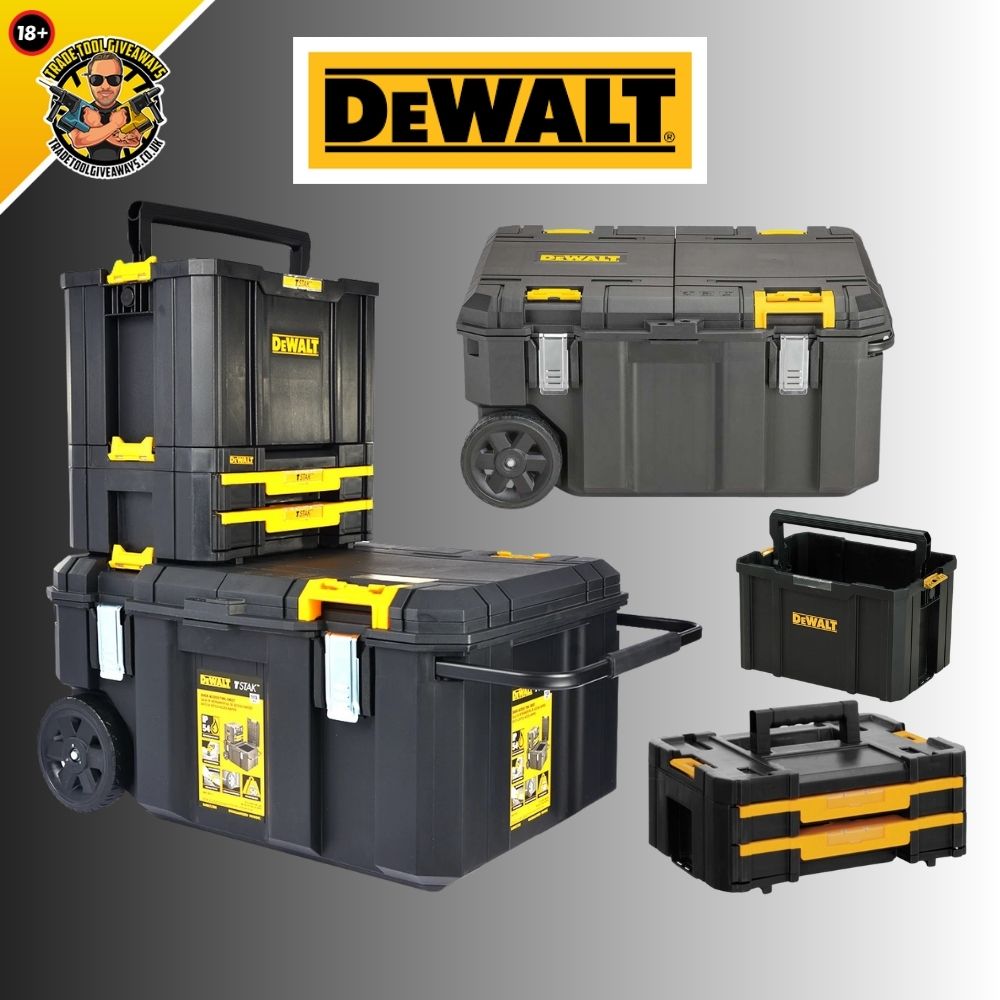 Dewalt TSTAK Rolling Tool Chest Bundle - Power Tool Competitions - Win ...