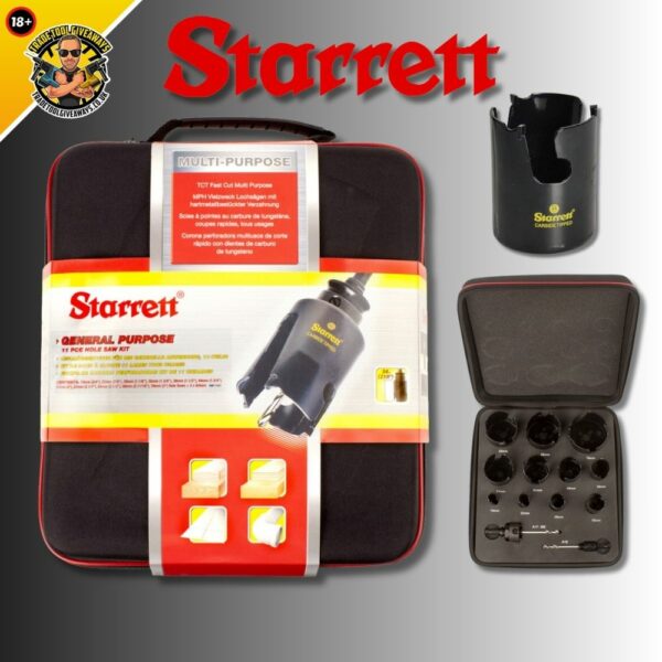 Starrett 11pc General Purpose Holesaw Kit - Power Tool Competitions ...