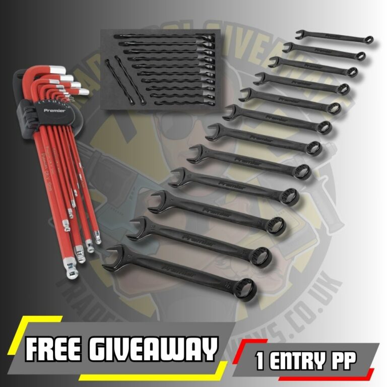 FREE - Sealey Spanner & Hex Keys Set - Power Tool Competitions - Win ...