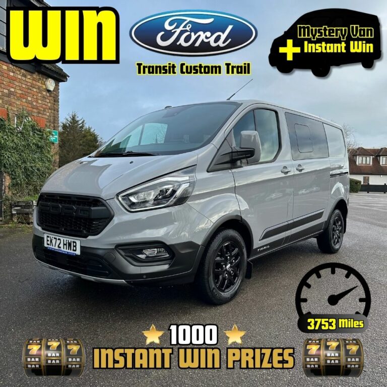 2022 Ford Transit Custom Crew Van + 1000 Instant Wins - Power Tool ...