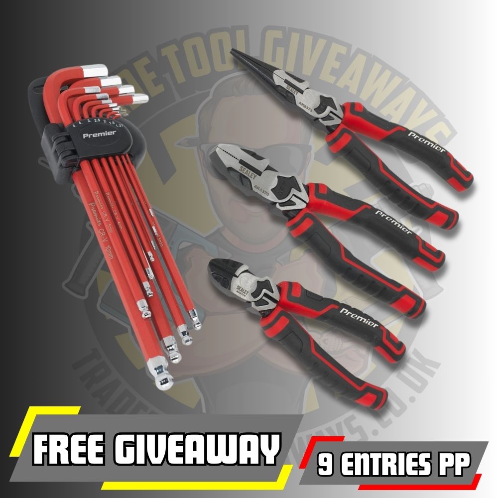 FREE - Sealey Pliers & Hex Keys Set - Power Tool Competitions - Win ...