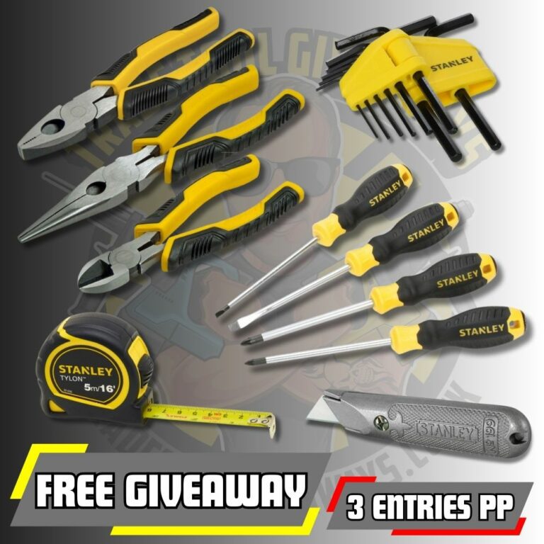 FREE - Stanley Hand Tool Bundle - Power Tool Competitions - Win Vans ...