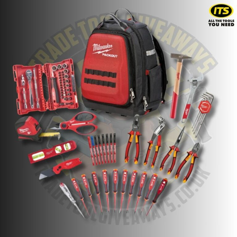 Milwaukee 76pc Hand Tool Set & Packout Backpack - Power Tool ...