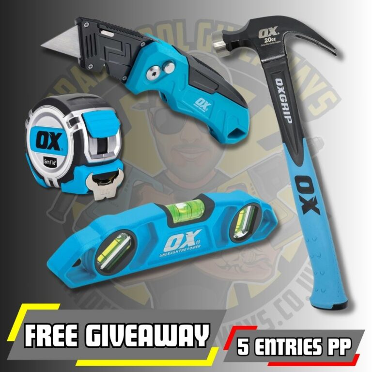 FREE - Ox Hand Tool Bundle - Power Tool Competitions - Win Vans & Power ...