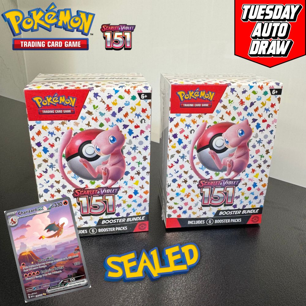 Auto Draw - Pokémon TCG: 2 x 151 Booster Bundle Boxes (12 Packs) #2 ...