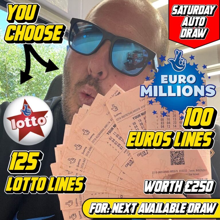 Auto Draw - 125 x Lotto Play Lines or 100 x Euro Million Lines #3 ...