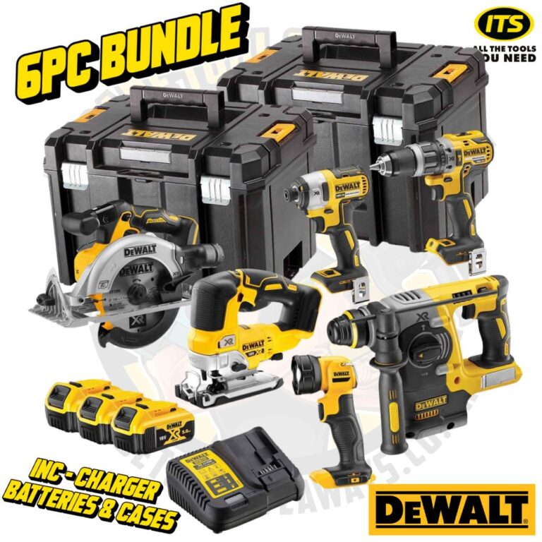 Dewalt 6pc 18v Brushless Power Tool Kit #2 - Power Tool Competitions - Win Vans & Power Tools