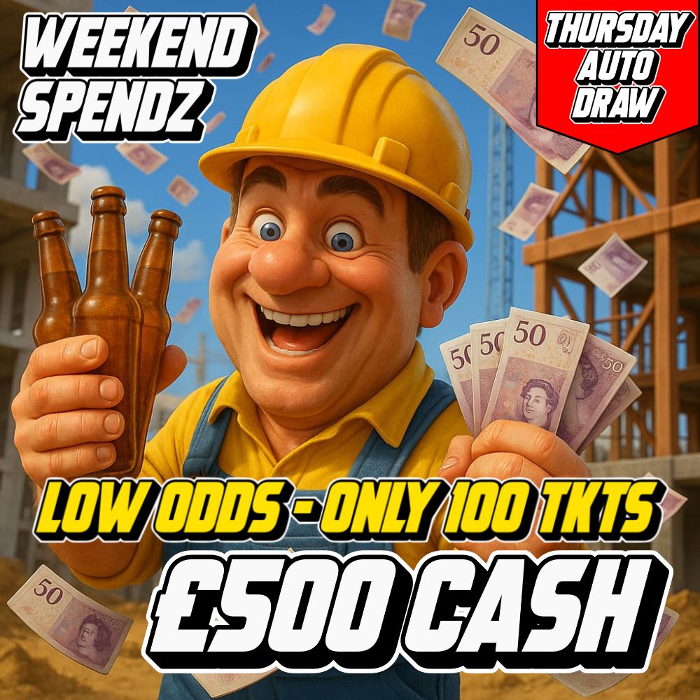 Auto Draw - Win £500 Tax Free Cash Weekend Spendz - LOW ODDS - Power ...