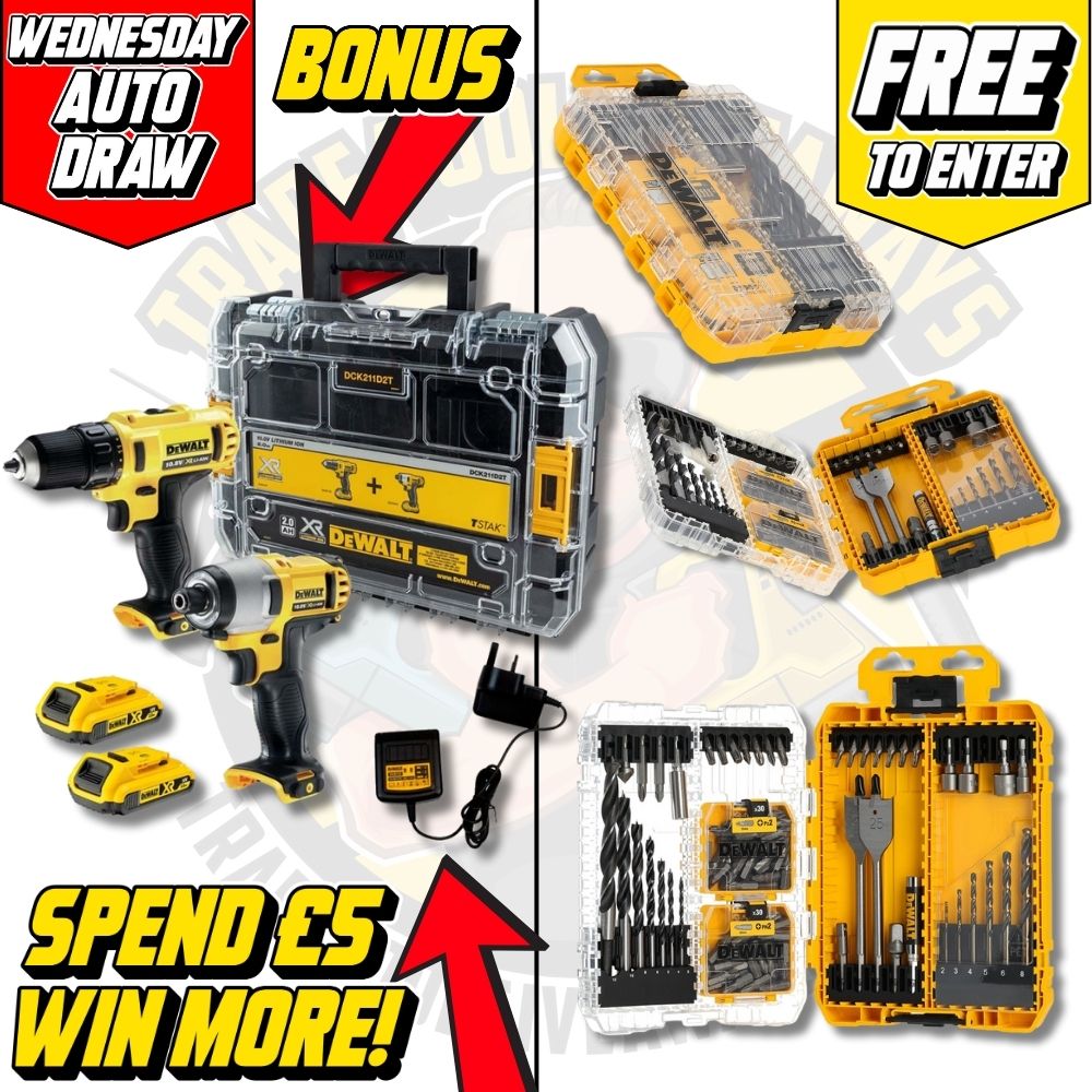 APP ONLY - FREE - Dewalt 100pc Accessory Set - Spend £5 For The Bonus ...