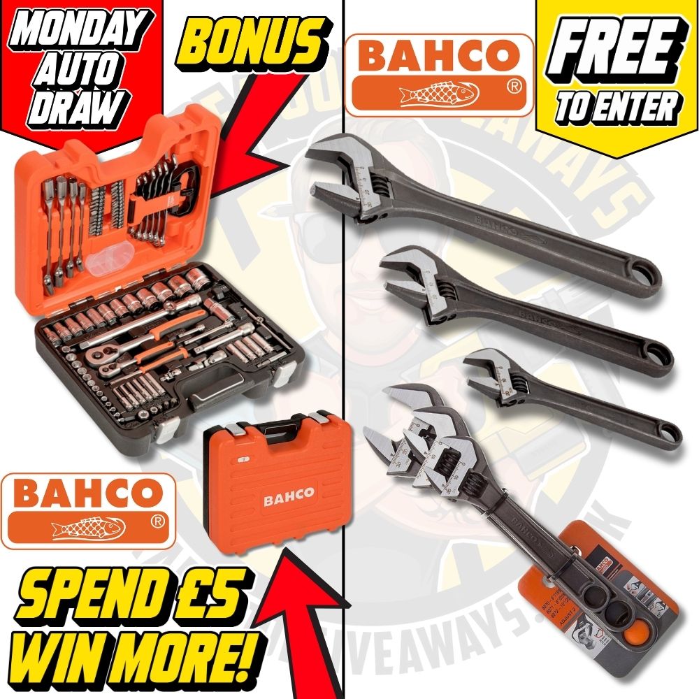 APP ONLY - FREE - Bahco 3pc Adjustable Wrench Set - Spend £5 For The ...