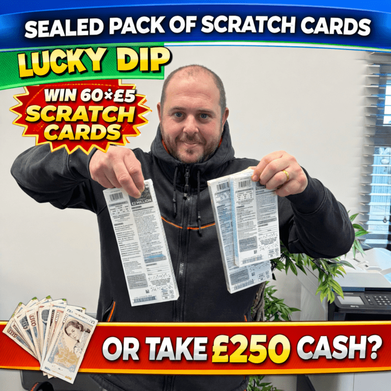 Auto Draw - Win a Sealed Pack Of 60 x £5 Scratch Cards #3 - Power Tool ...