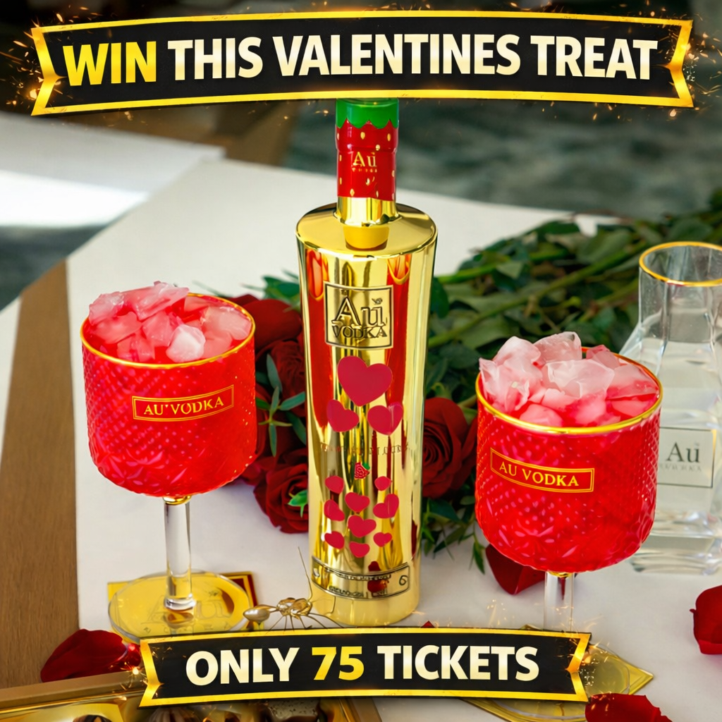 Auto Draw - Au Vodka Strawberry Burst Valentine's Edition & x2 Crystal ...